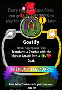 Goatify (Plants vs. Zombies Heroes) | Plants vs. Zombies Wiki | Fandom