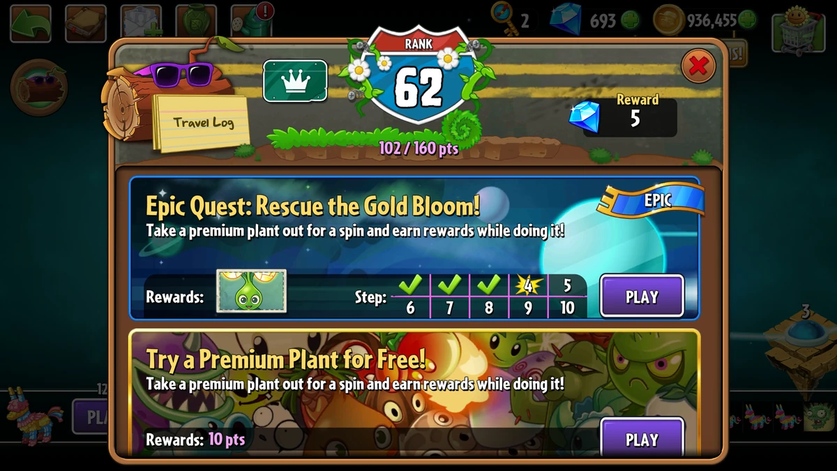 Epic Quests | Plants vs. Zombies Wiki | Fandom