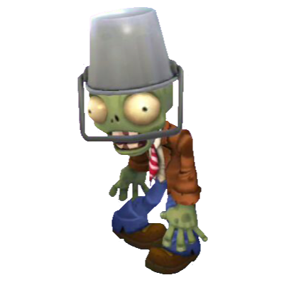 Plants Vs Zombies Buckethead Zombie