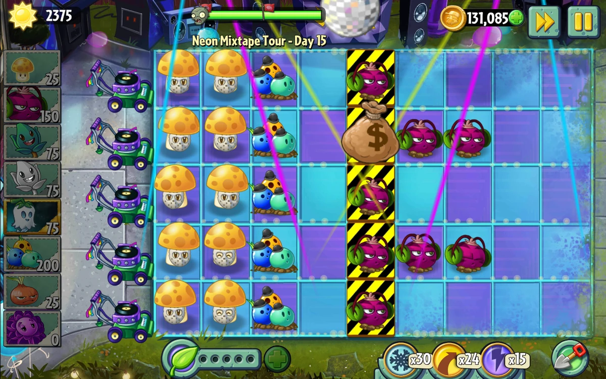 Neon Mixtape Tour - Day 15/Gallery | Plants vs. Zombies Wiki | Fandom