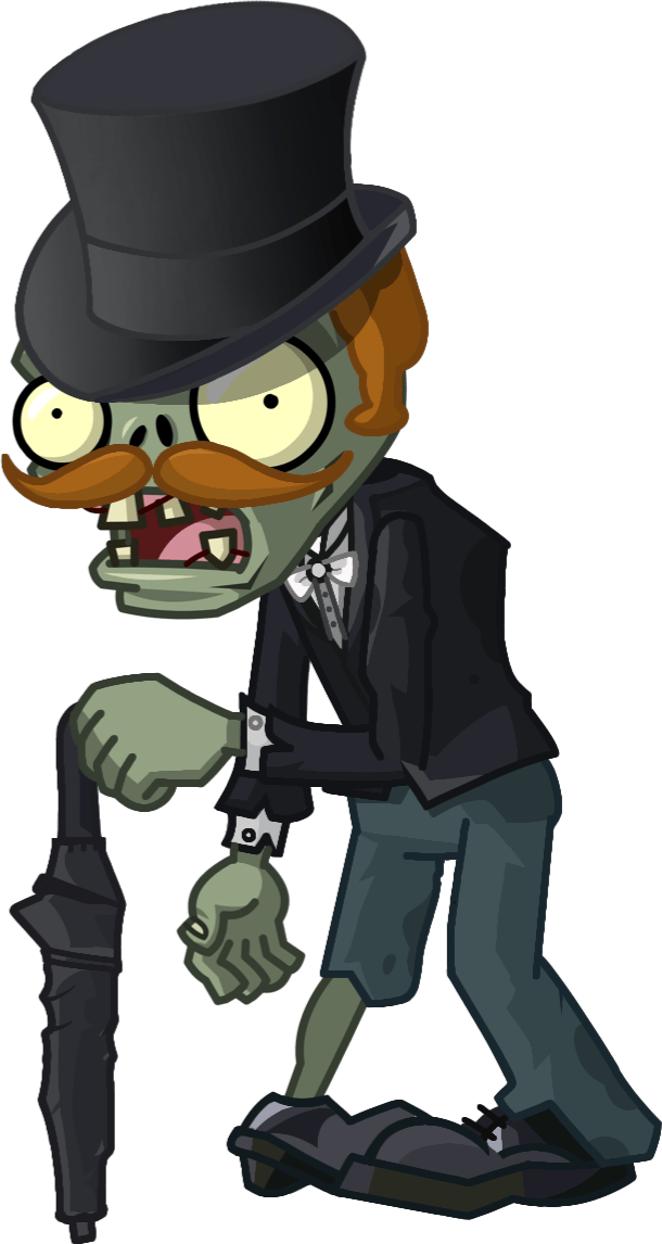 Gentleman Zombie (Chinese version of Plants vs. Zombies 2) | Plants vs ...