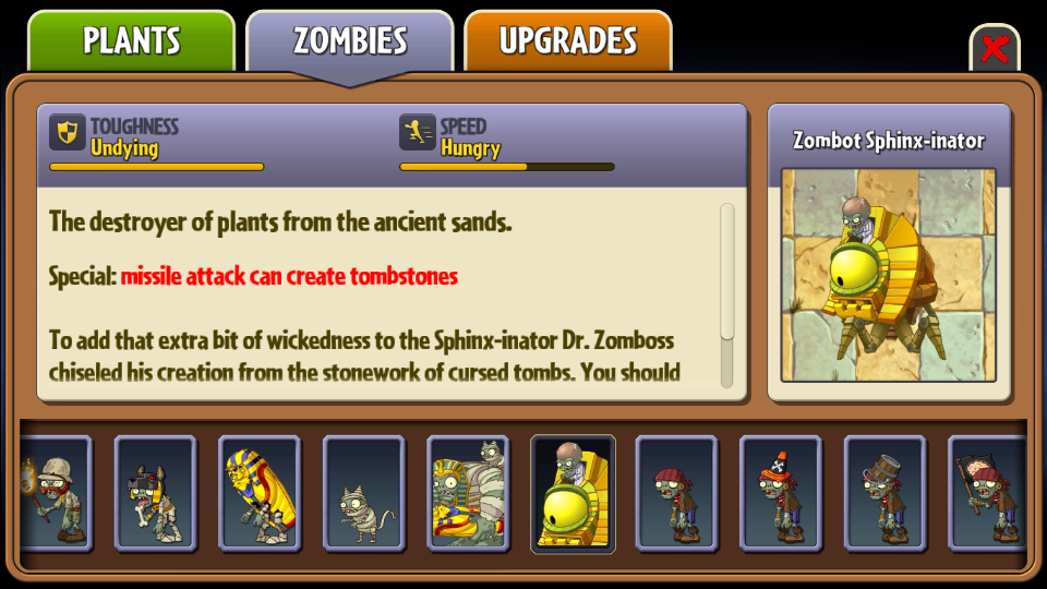 Zombot Sphinx-inator/Gallery | Plants vs. Zombies Wiki | Fandom