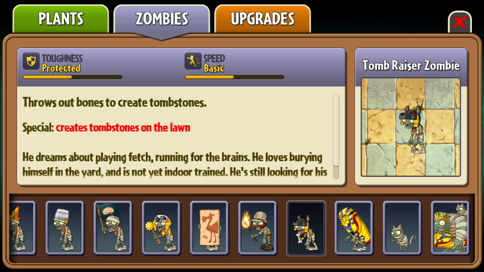 Tomb Raiser Zombiegallery Plants Vs Zombies Wiki Fandom