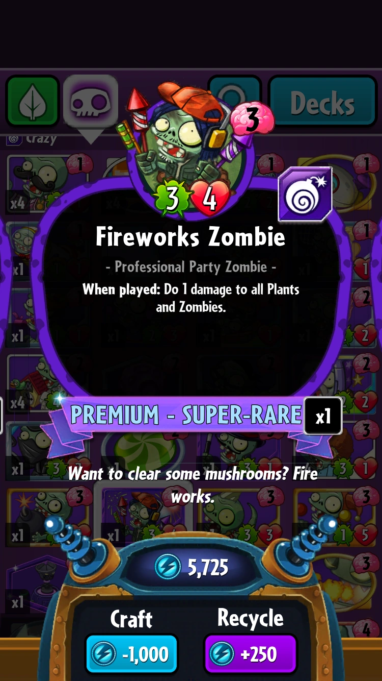 Fireworks Zombie/Gallery | Plants vs. Zombies Wiki | Fandom