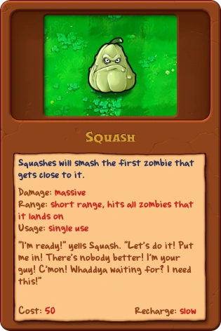 Squash | Plants vs. Zombies Wiki Tiếng Việt | Fandom