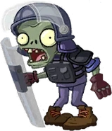Riot Police Zombie | Plants vs. Zombies Wiki | Fandom