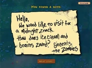 Note | Plants vs. Zombies Wiki | Fandom
