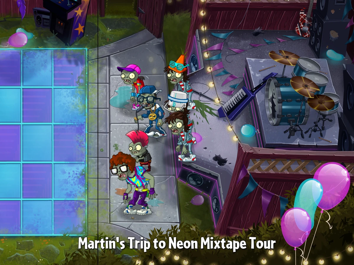 Neon Mixtape Tour - Day 23 | Plants vs. Zombies Wiki | Fandom