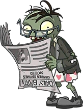 Plants Vs Zombies Newspaper Zombie