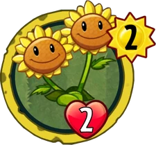 Twin Sunflower (Plants vs. Zombies Heroes) | Plants vs. Zombies Wiki ...