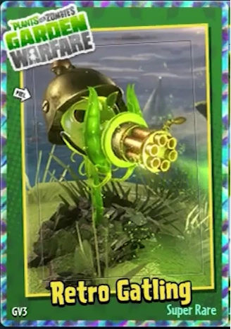 Retro Gatling | Plants vs. Zombies Wiki | Fandom