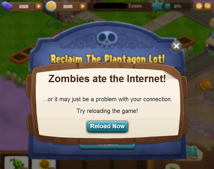 User blog:Drek'TharSuperSword/Funny PvZA disconnected message | Plants ...