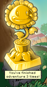 Gold Sunflower Trophy | Plants vs. Zombies Wiki | Fandom