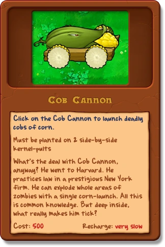 Cob Cannon/Gallery | Plants vs. Zombies Wiki | Fandom