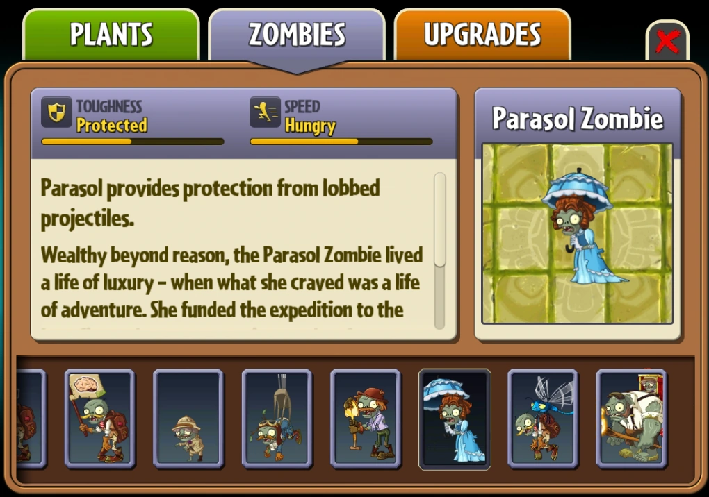 Parasol Zombie/Gallery | Plants vs. Zombies Wiki | Fandom