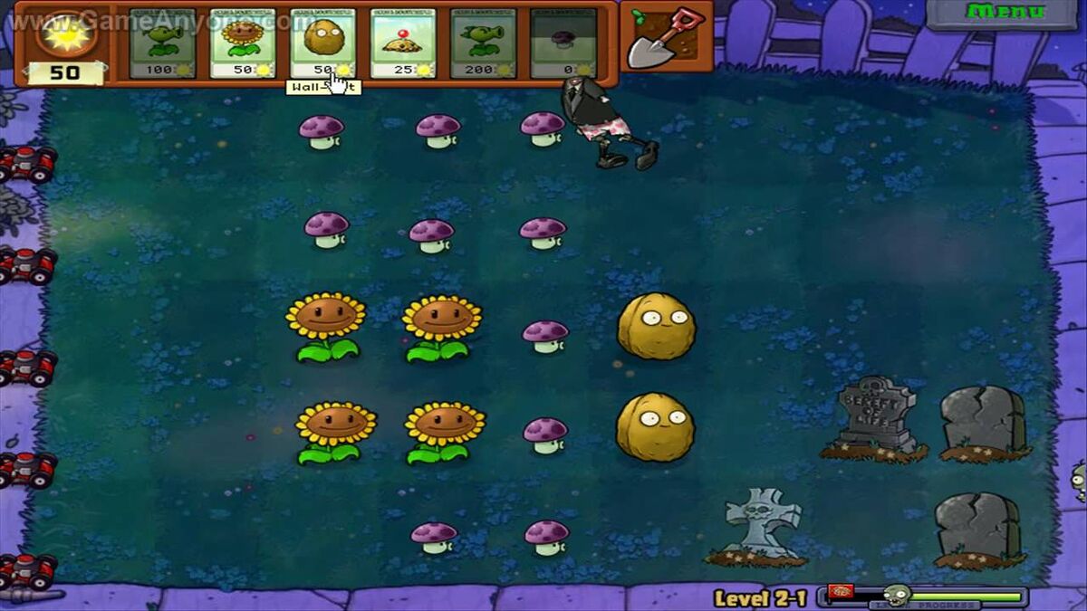 Level 2-1 | Plants vs. Zombies Wiki | Fandom