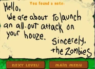 Note | Plants vs. Zombies Wiki | Fandom