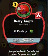 Berry Angry | Plants vs. Zombies Wiki | Fandom