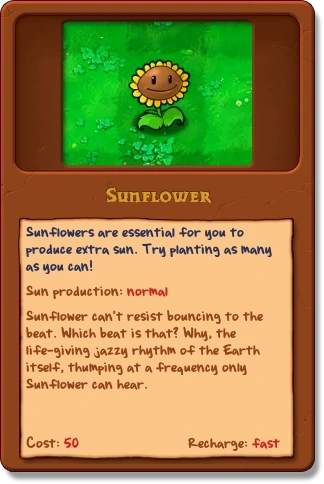Sunflower/Gallery | Plants vs. Zombies Wiki | Fandom