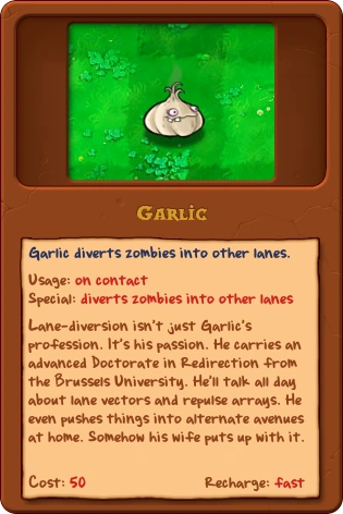 Garlic | Plants vs. Zombies Wiki Tiếng Việt | Fandom