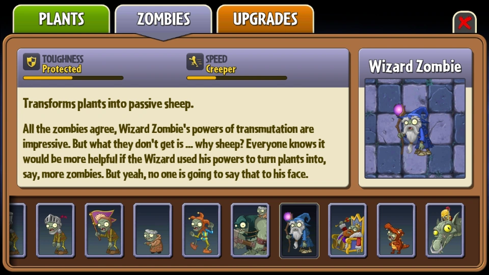 Wizard Zombie/Gallery | Plants vs. Zombies Wiki | Fandom