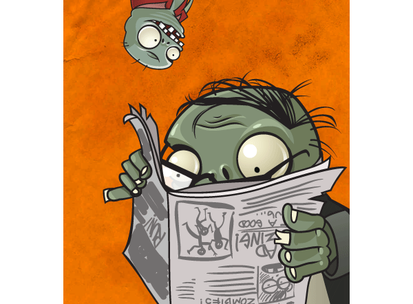 Plants Vs Zombies Newspaper Zombie