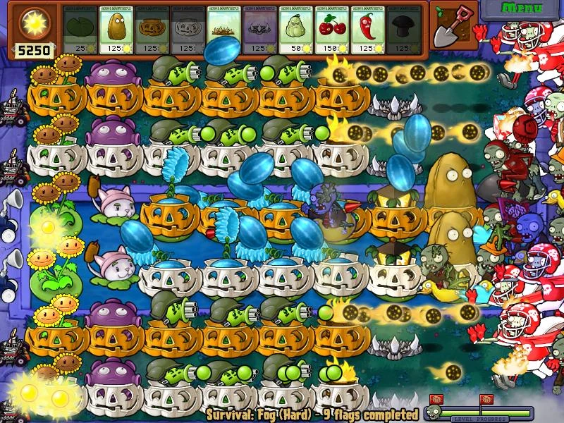 Survival: Fog (Hard) | Plants vs. Zombies Wiki | Fandom