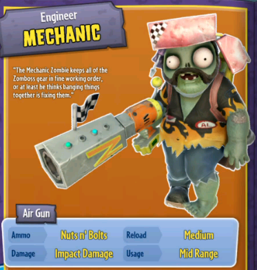 Mechanic | Plants vs. Zombies Wiki | Fandom