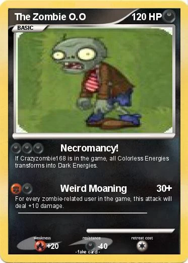 User blog:The Zombie O.O/PvZWiki Pokemon Cards | Plants vs. Zombies ...