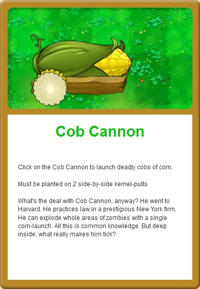 Cob Cannon/Gallery | Plants vs. Zombies Wiki | Fandom