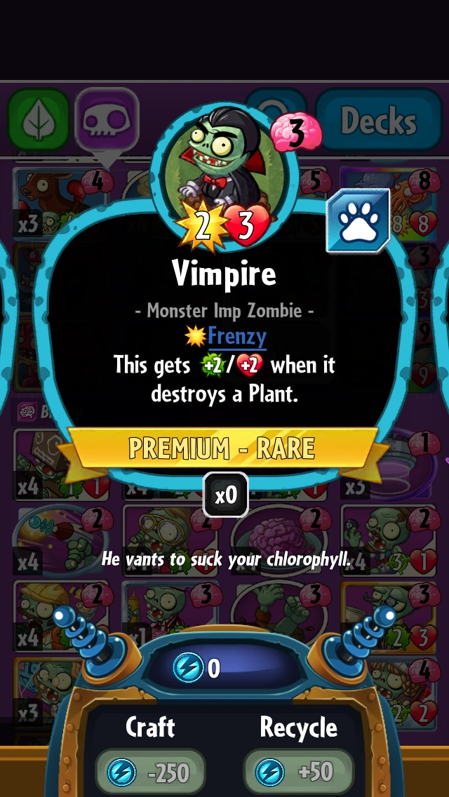 Vimpire/Gallery | Plants vs. Zombies Wiki | Fandom
