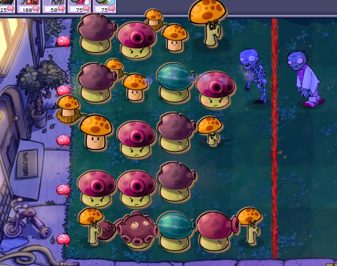 QQ Fume-shroom | Plants vs. Zombies Wiki | Fandom