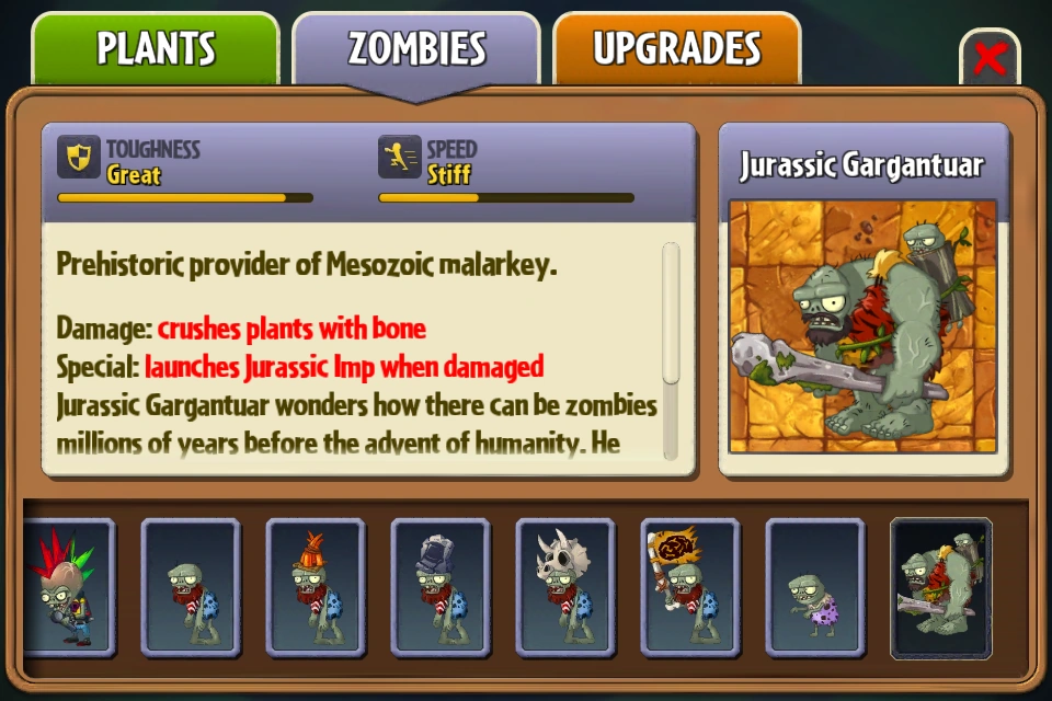 Jurassic Gargantuar | Plants vs. Zombies Wiki | Fandom