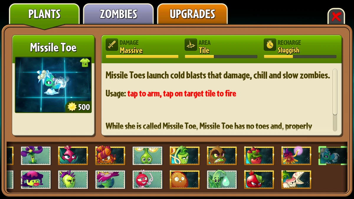 Missile Toe | Plants vs. Zombies Wiki Tiếng Việt | Fandom