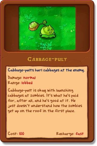 Cabbage-pult/Gallery | Plants vs. Zombies Wiki | Fandom