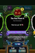 The Red Plant-It | Plants vs. Zombies Wiki | Fandom