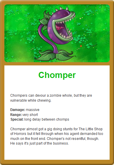 Plants Vs Zombies Garden Warfare 2 Chomper Skins | Fasci Garden