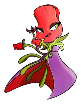 how to draw rose pvz