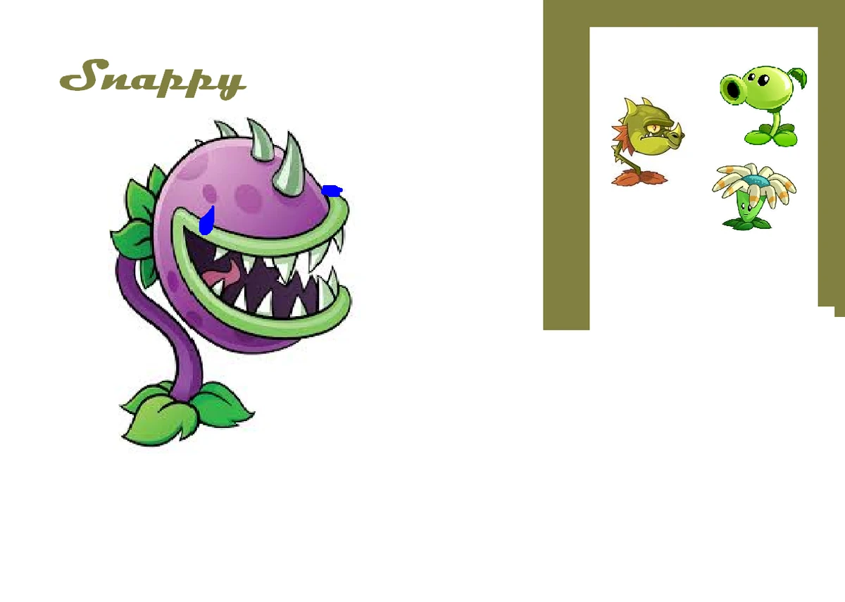 Snappy | Plants vs. Zombies Fanon Wiki | Fandom