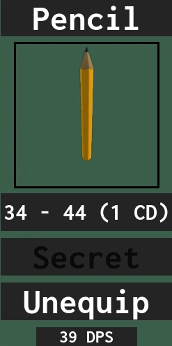 Pencil | Plastic RPG Wiki | Fandom