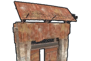 Stone Ceiling Rust | Shelly Lighting