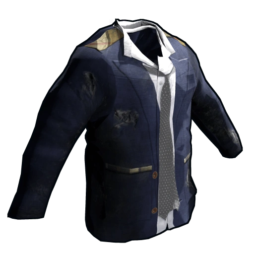 Salvaged Shirt, Coat and Tie | Rust Wiki | Fandom