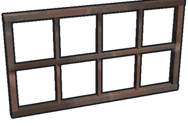 wood window frames rust