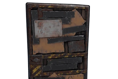 rust armored door