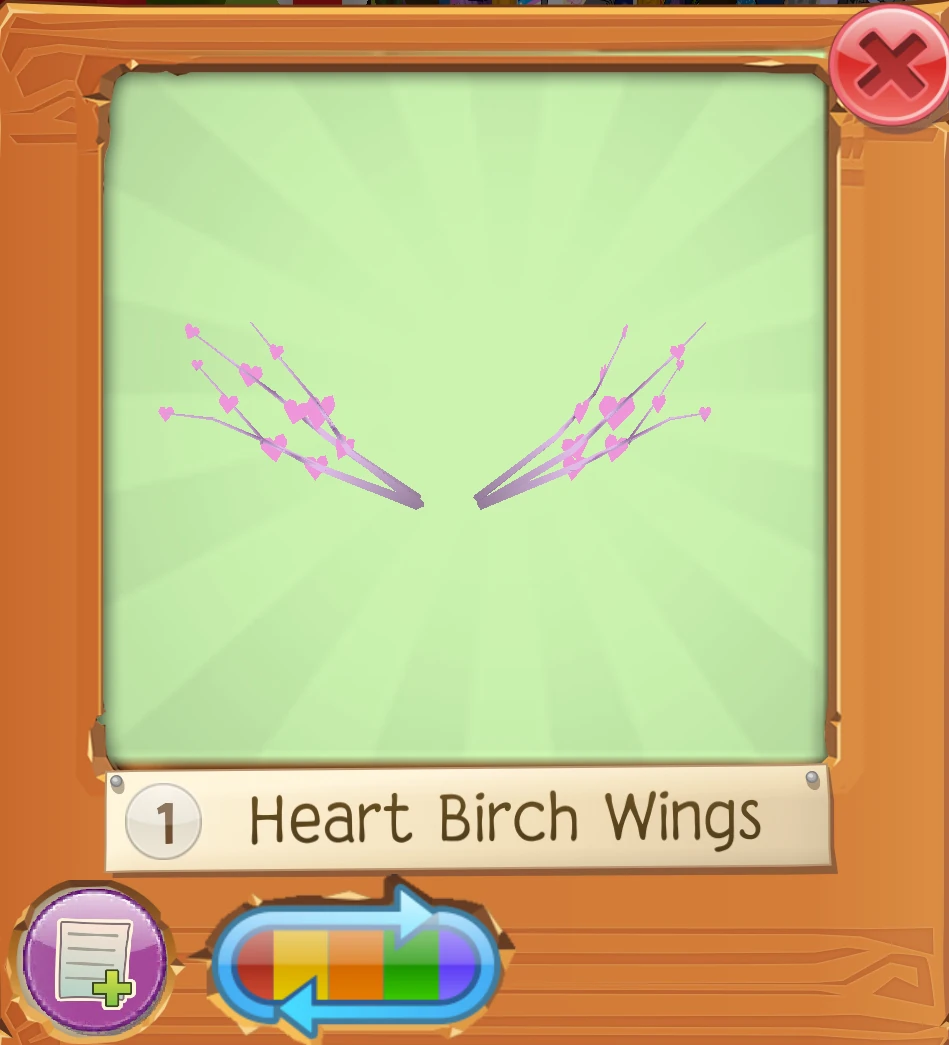 Alpha Heart Birch Wings | Play Wild Item Worth Wiki | Fandom