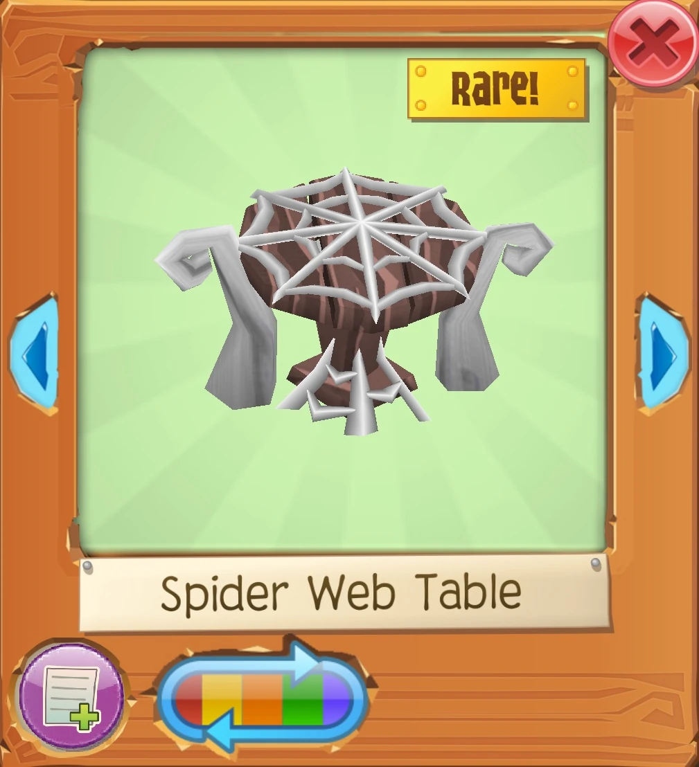 Rare Spider Web Den Collection | Play Wild Item Worth Wiki | Fandom