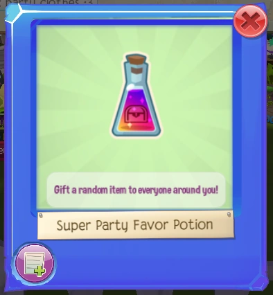Super Party Favor Potion | Play Wild Item Worth Wiki | Fandom
