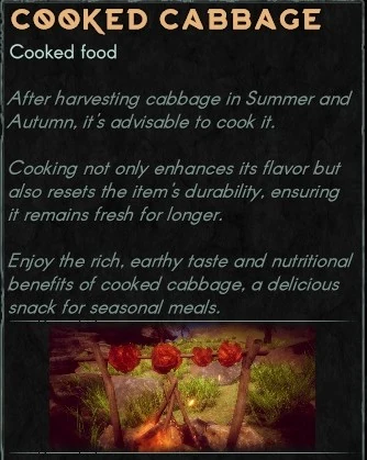 Cooked Cabbage | ASKA Wiki | Fandom