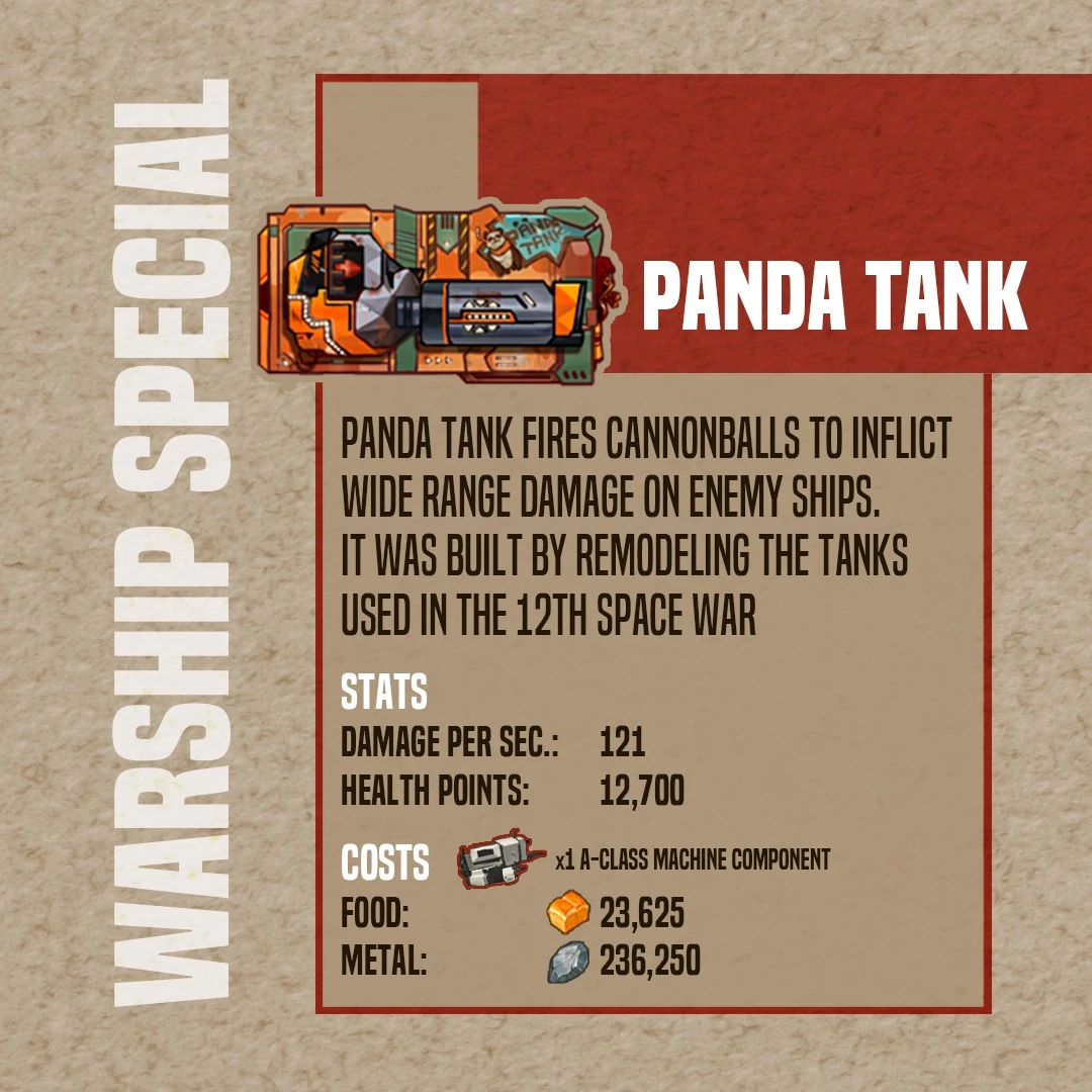 Panda Tank | Playcosmicwars Wiki | Fandom