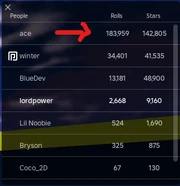 Rolls | Player RNG Wiki | Fandom
